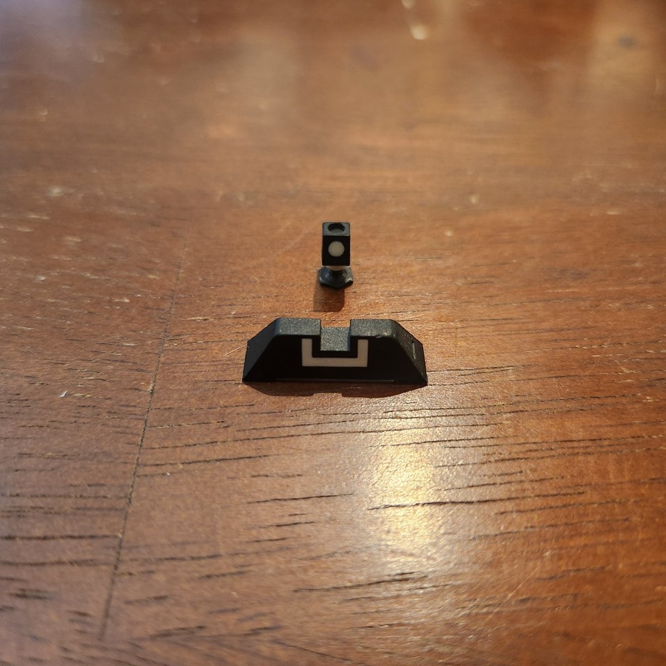 OEM Glock Factory Polymer Fixed Front and Rear Sights GEN 1 - 4 G17 G19 ...