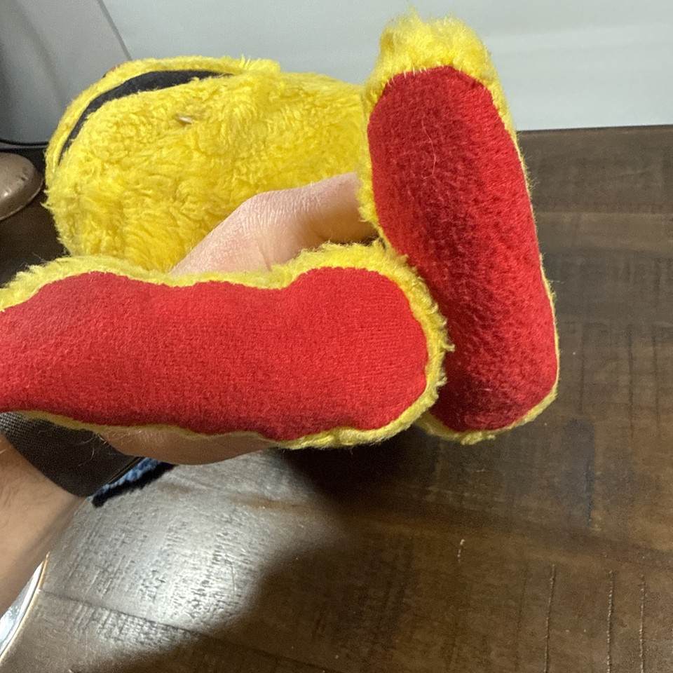 VTG Pac-Man Plush Puppet W/ Blue Ghost Commonwealth Toy Novelty Co 1982 ...