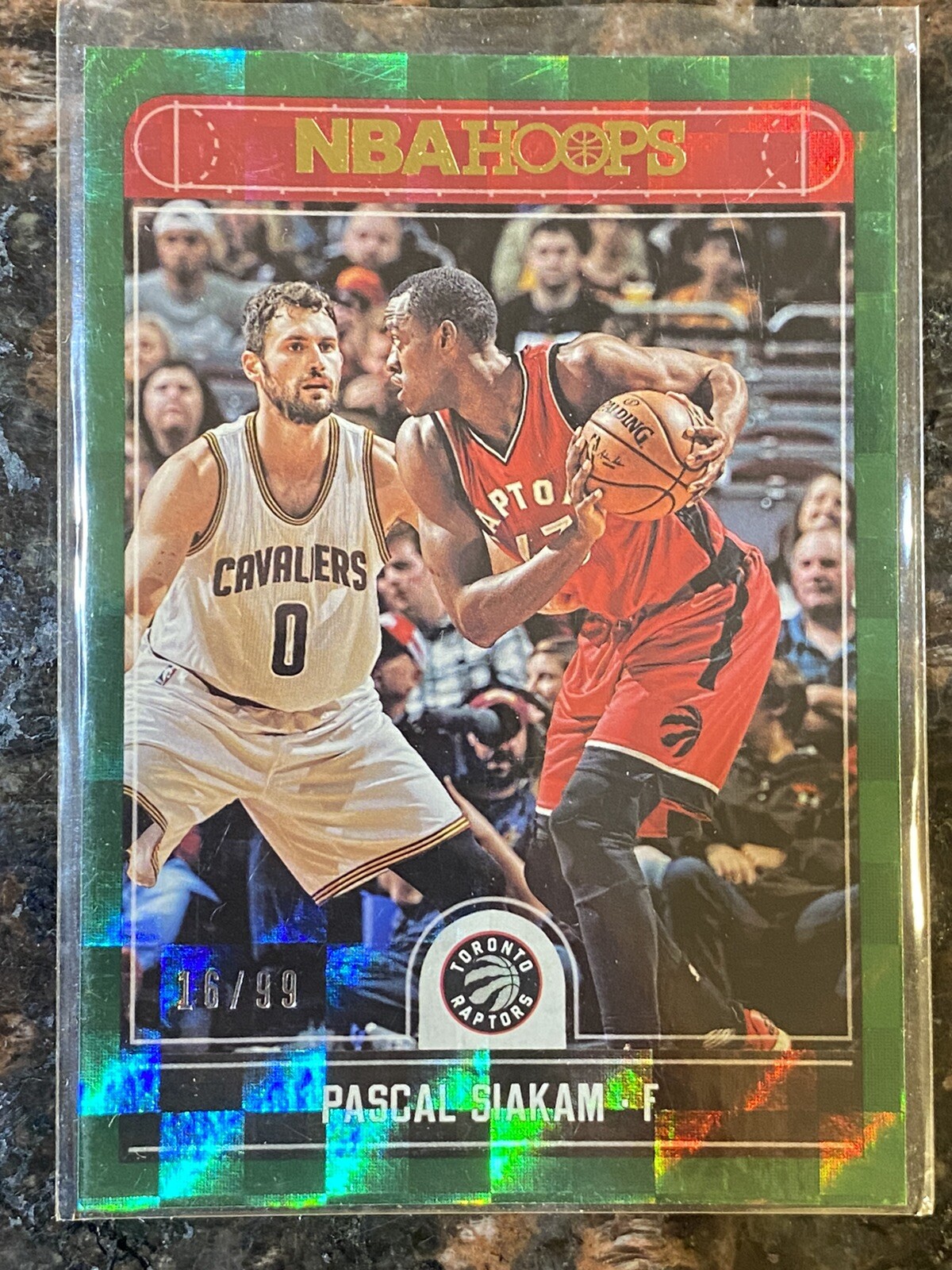 2017-18 Pascal Siakam NBA Hoops Green Checkerboard Parallel /99 #180 ...