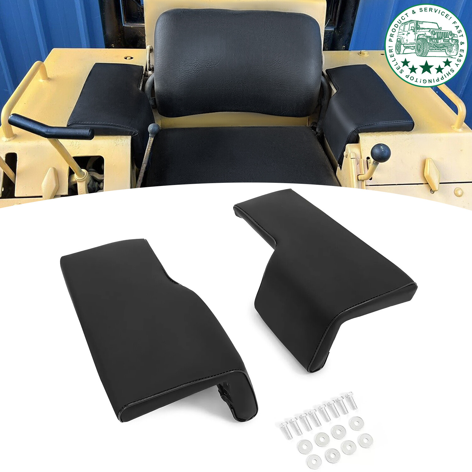 Arm Rest Pair For John Deere 350 350B 350C 450 450B 450C Dozer & Loader ...
