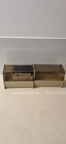 Pair Of 5.25 Inch Floppy Disk Holder Storage Boxes - Holds 100 Disks | eBay