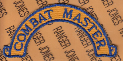 USAF Air Force COMBAT MASTER ~5" tab patch c/e | eBay