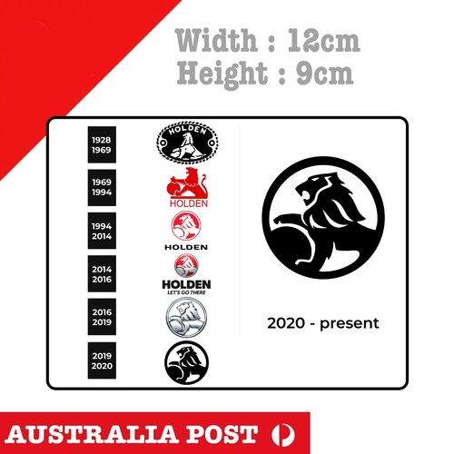 Holden Logo Vintage to Current - 1928 to 2022 Sticker | eBay Australia