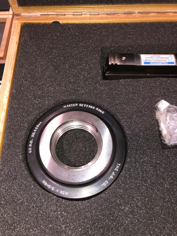 JOHNSON THREAD GAGE MODEL GJ-5S E/F/G/H M56X5.5 PD/5 MIN P.D. 54.428MM ...