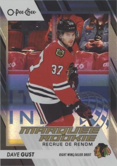 2023-24 O-Pee-Chee - Marquee Rookie David Gust #545 Black Rainbow /100 ...