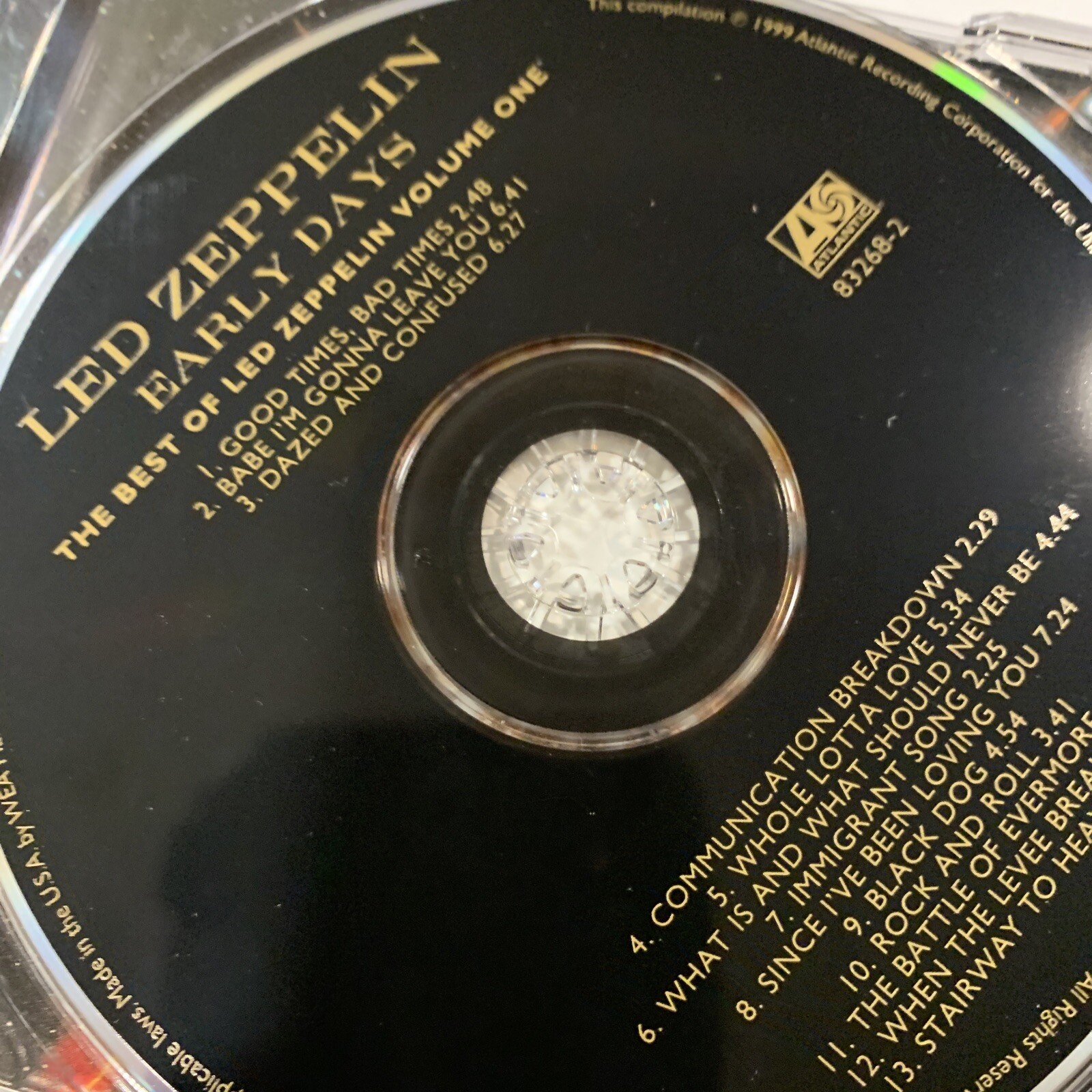 Led Zeppelin – Early Days (The Best Of).. CD 1999 Atlantic – 7567-83268 ...
