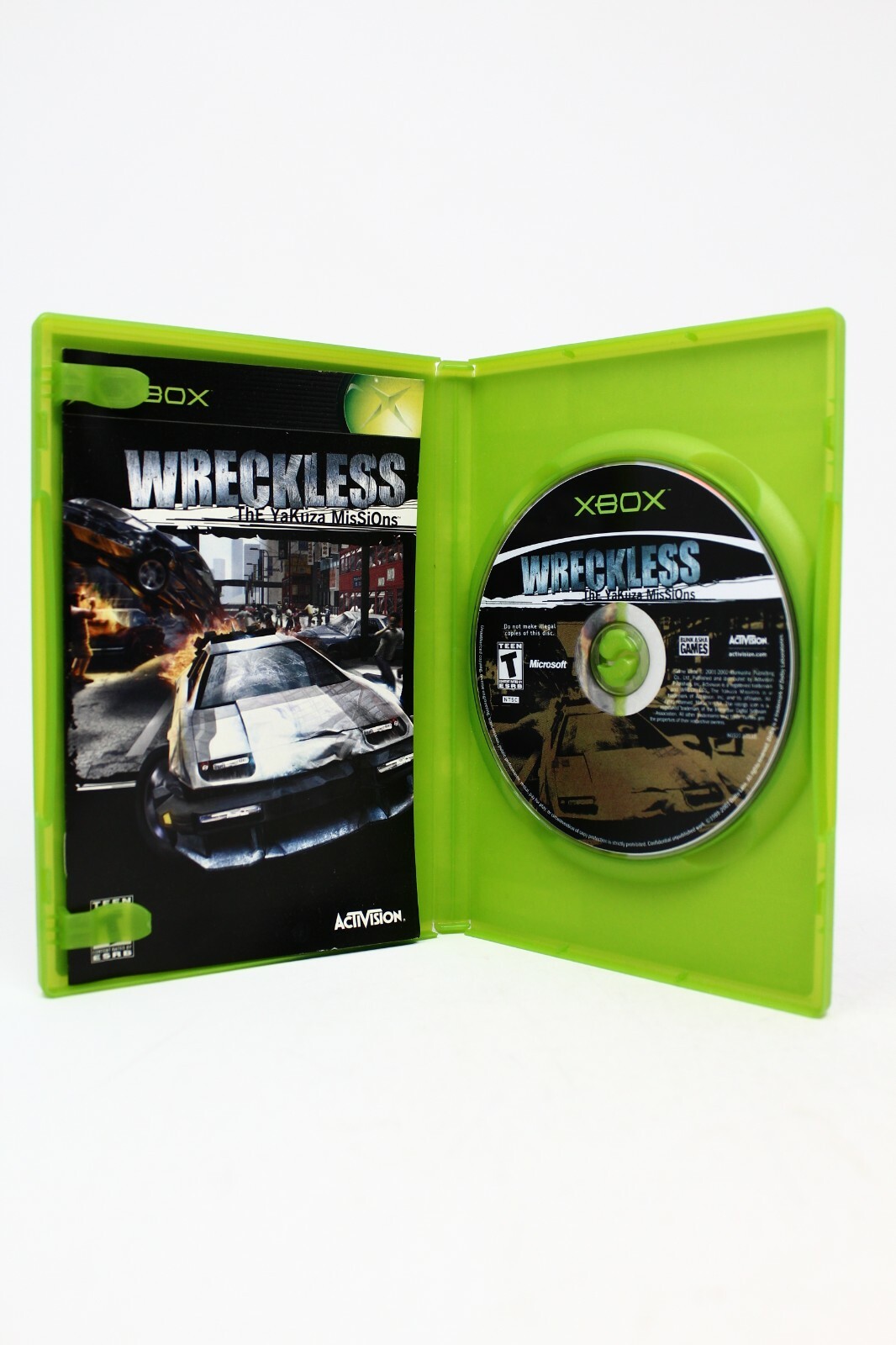 Wreckless: The Yakuza Missions - Xbox, 2002) - Racing Game - W/ User ...