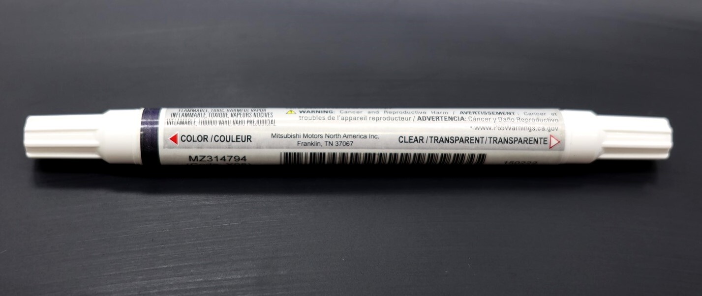 Mitsubishi Touch up Paint Color Code X08 Black MZ314794 for sale online ...