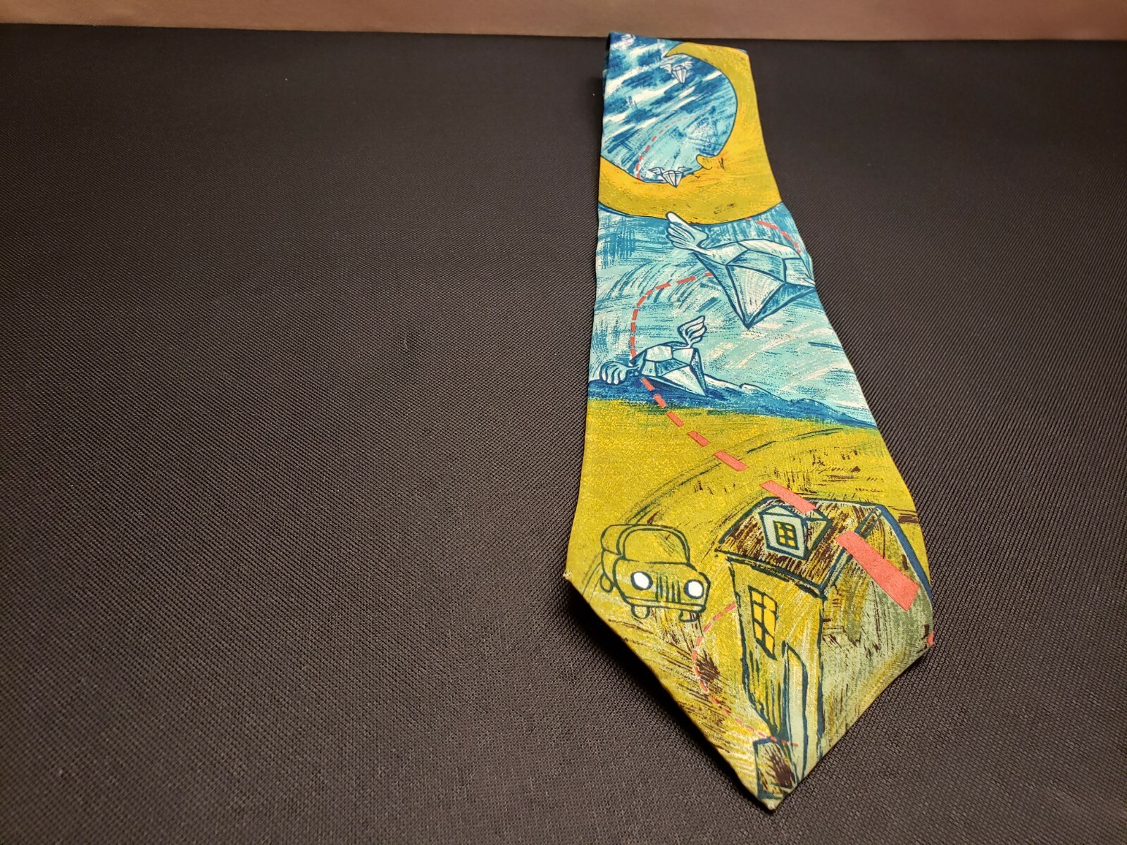 Beatles tie " LUCY IN THE SKY WITH DIAMONDS " ver… - Gem