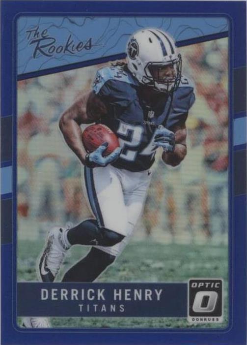 2016 Donruss Optic - The Rookies Derrick Henry #TR-DH Blue /149 (RC ...