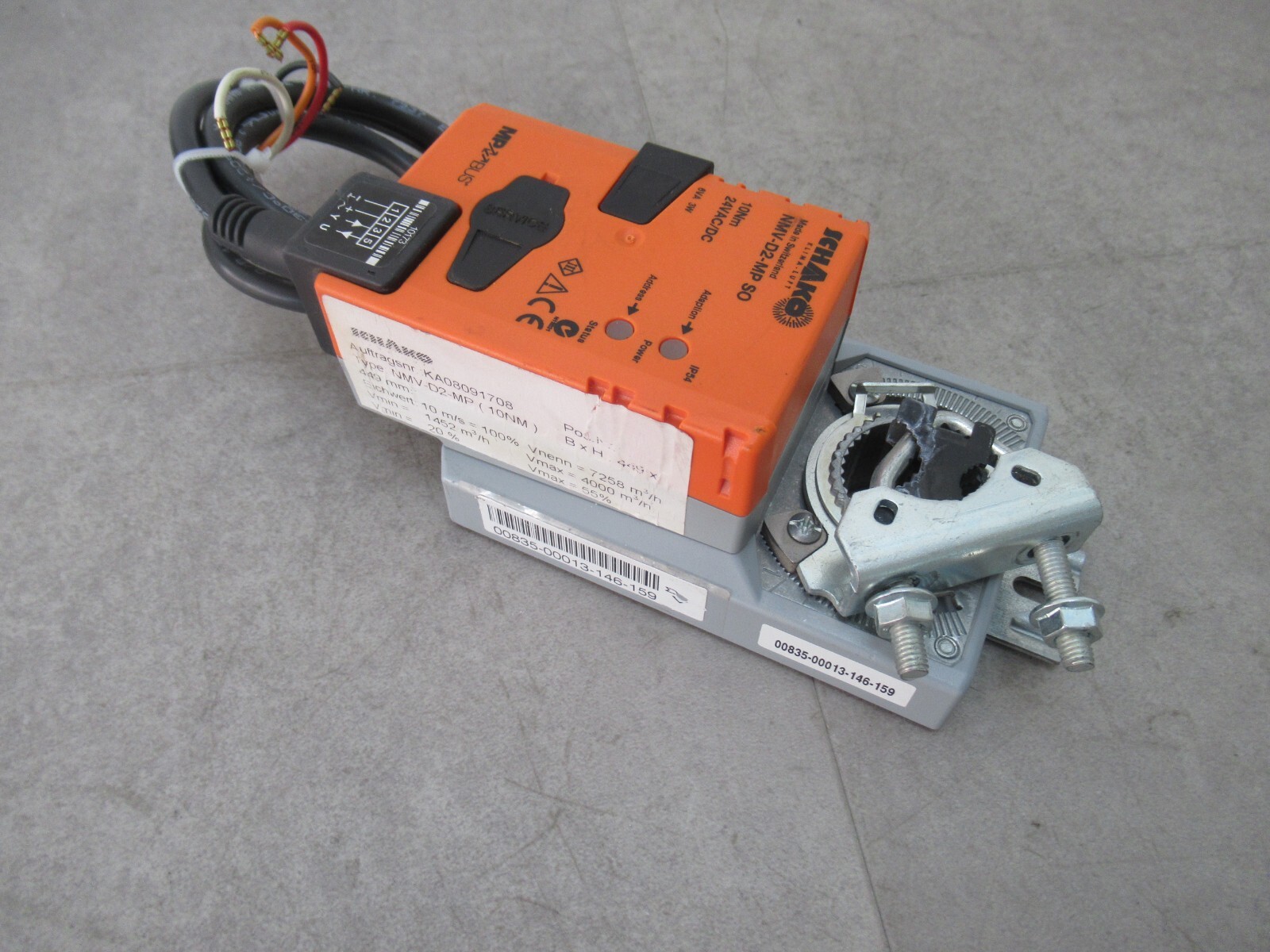 SCHAKO NMV-D2-MP SO Rotary Actuator 10 NM 24VAC/Dc | eBay Australia