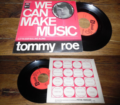 Tommy Roe – We Can Make Music French PS 7 Emi Stateside Pop Rock 70' | eBay