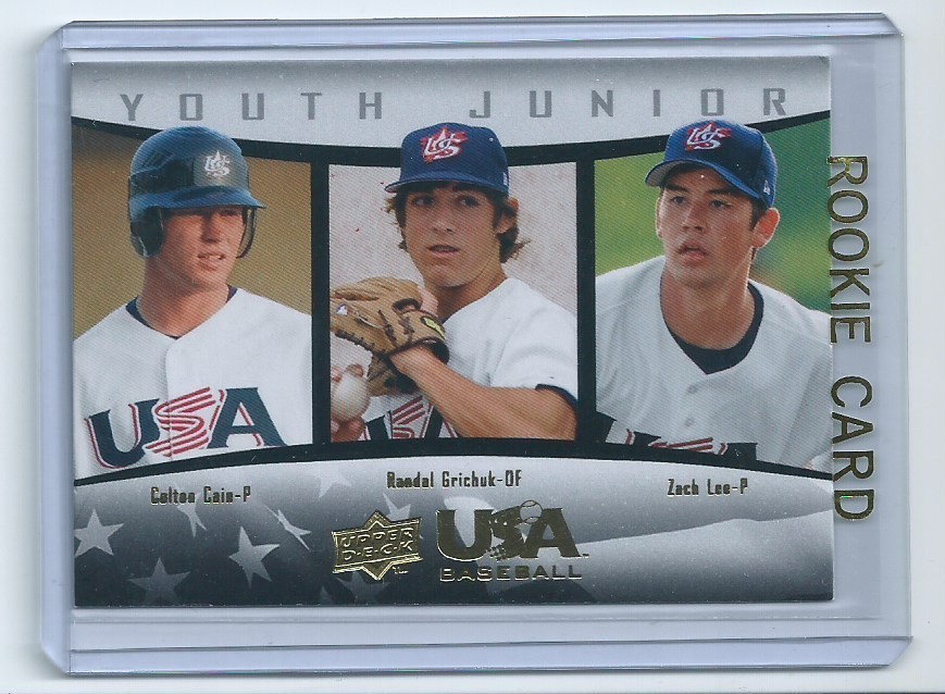 Randal Grichuk Colton Cain Zach Lee 2008 USA Rookie Card #57 | eBay