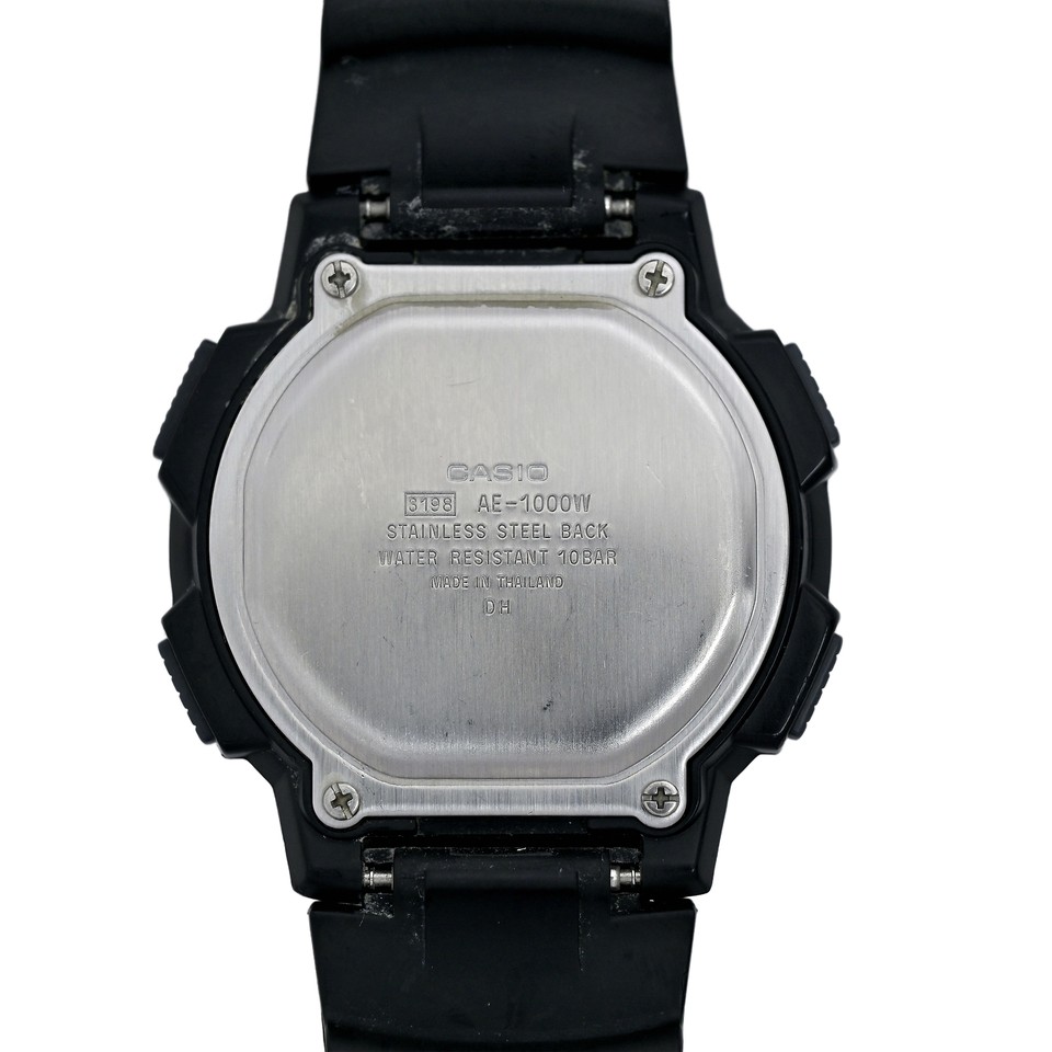 Casio 5 Alarms Wrist Watch Digital AE1000W 1BV | eBay