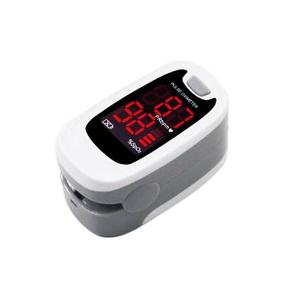 Finger Pulse Oximeter Blood Oxygen Sensor O2 SpO2 Monitor Heart Rate ...