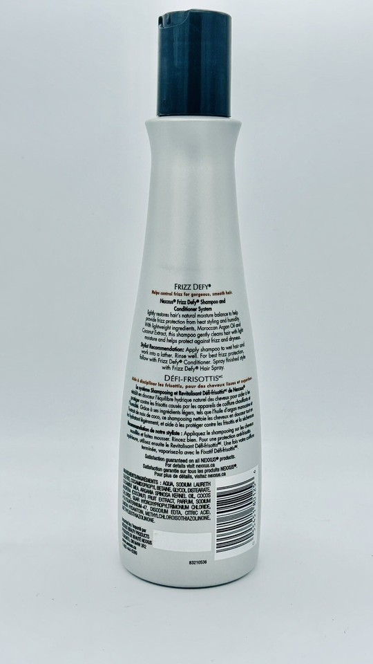 Nexxus Frizz Defy Shampoo Frizz Protection Moroccan Argan Oil Original ...