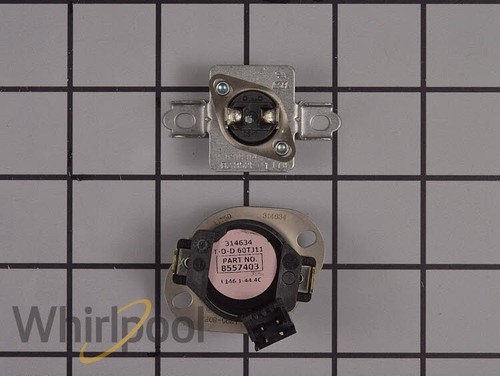 Genuine 280148 Whirlpool Dryer Thermostat Thermal Fuse 8557403 8318314 ...