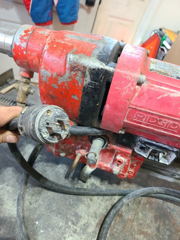 RIDGID RB-206 CORE DRILL RIG with VACUUM STAND HILTI DIAMOND MILWAUKEE ...
