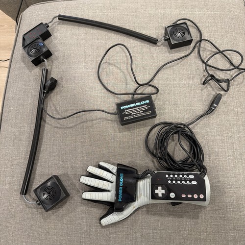 Nintendo NES Power Glove Controller w/ Sensor Bars Untested | eBay