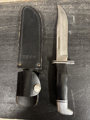 Buck Model 119 Knife w/Sheath 6” Blade | eBay