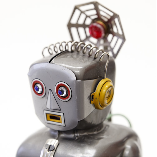 1950s Nomura Radar Robot Vintage original Tin Toy Made in Japan walking ...