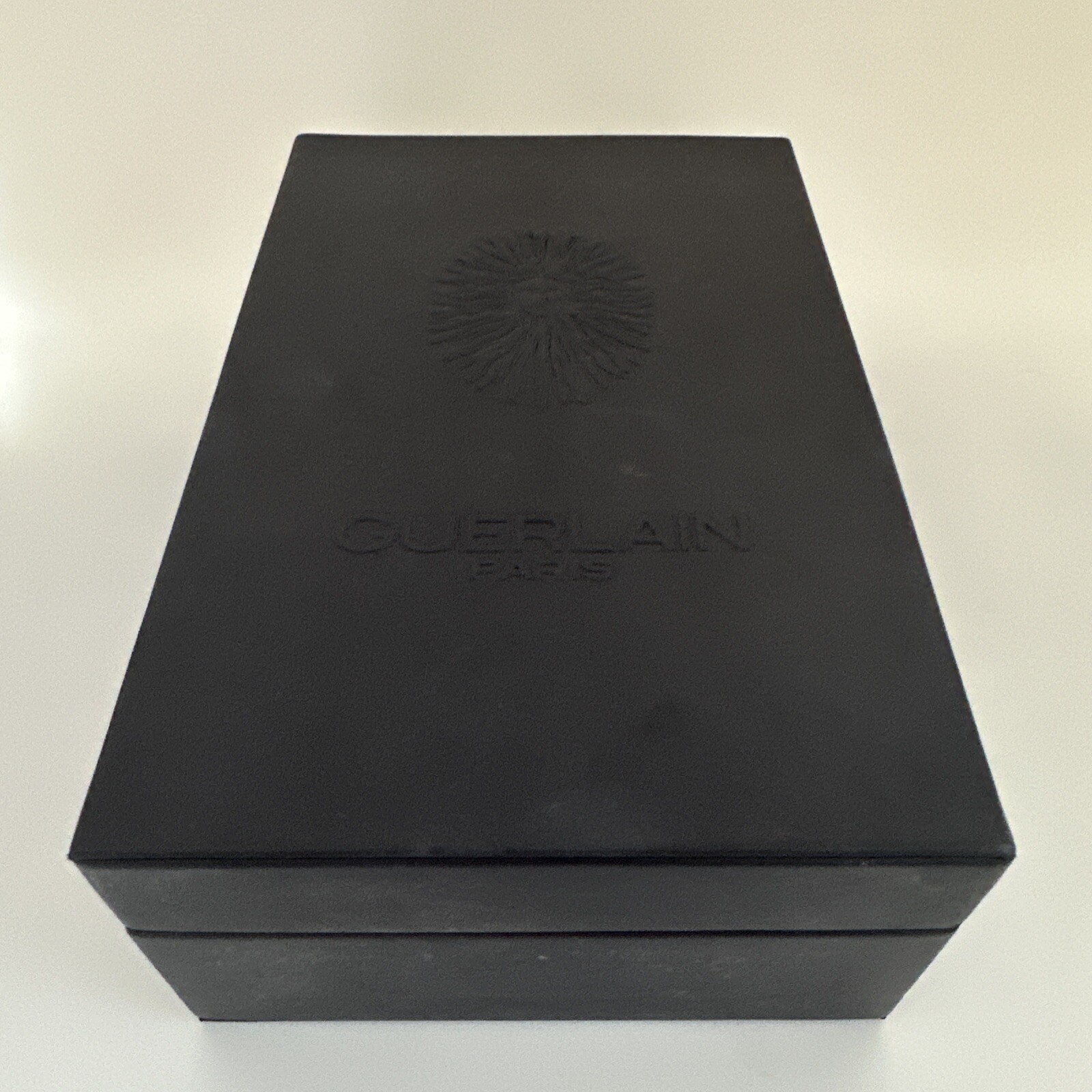 GUERLAIN PARIS Perfume Empty Box Only 5 X 7.5 Faux leather Embossed ...