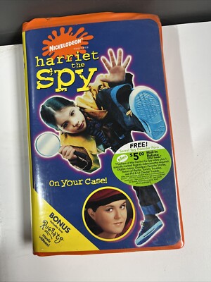 Harriet the Spy (1996) VHS - Clamshell Orange Tape - Nickelodeon 90s ...