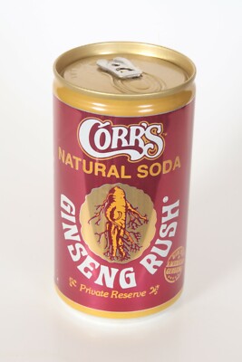 Corr's Ginseng Rush Natural Soda can | eBay