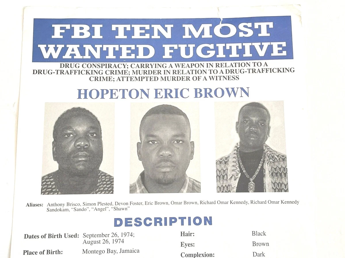 Fbi Most Wanted Sign