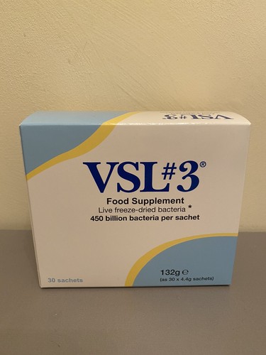 VSL 3 450 Billion Bacteria Powder Sachets - 30 Count New And Long ...