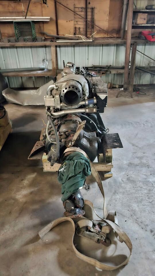 Ford Merlin 7.8 450, Marine Diesel Engine PAIR with Twin Disc Gears | eBay