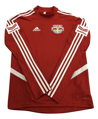 Adidas MLS New York Red Bulls L/S Red Training Top Red/White DP4994 | eBay