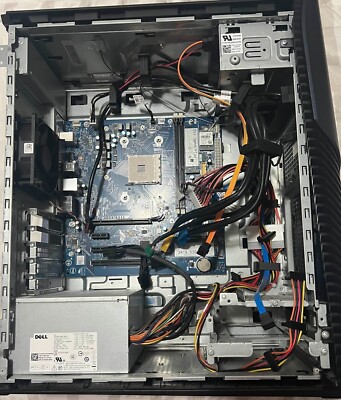 dell inspiron 5675 gaming pc case with motherboard and power supply ...