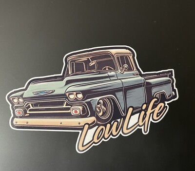 Lowlife Hotrod Decal Sticker Airride Bagged Low Life rider Slammed ...