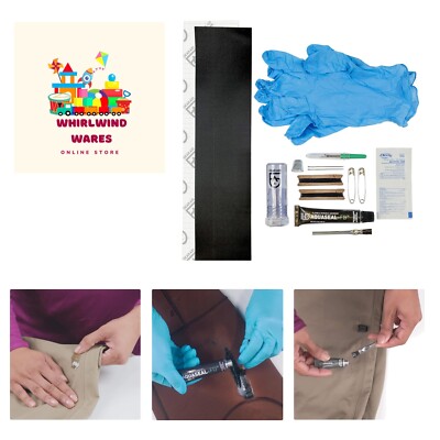 Aquaseal FD Soft Top Repair Kit for Jeep and Convertible Cars , Black ...