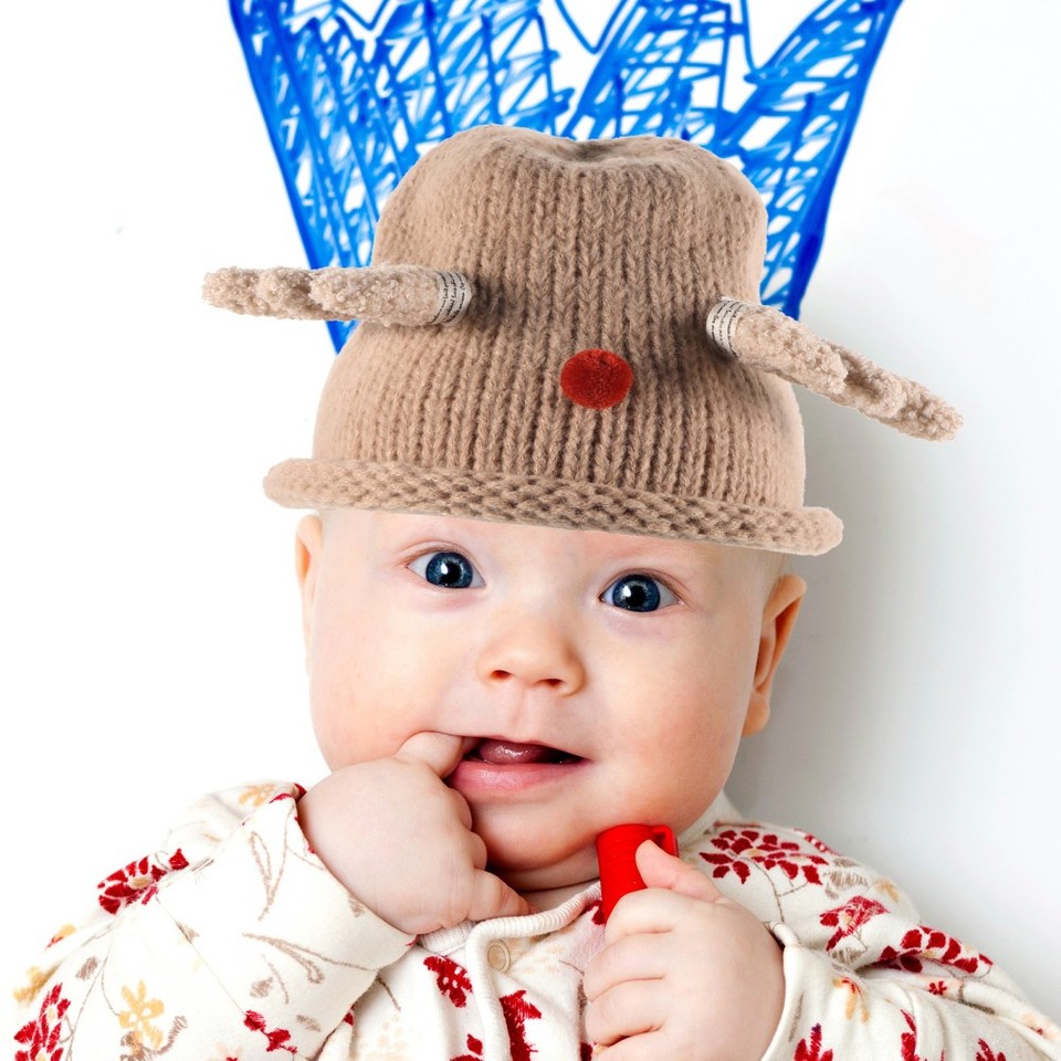 Cappello di Natale Cappello caldo Cappello di corna Cappello decorativo ...