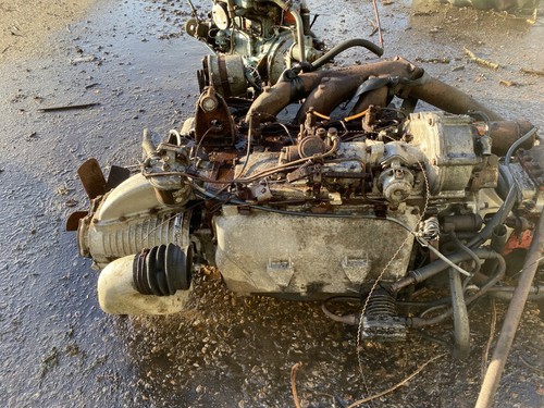 COMMER TS3 2 STROKE DIESEL ENGINE & GEARBOX & SUPER CHARGER spares or ...