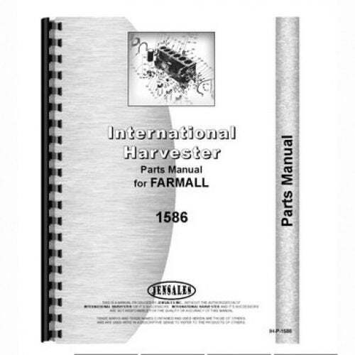 Parts Manual fits International 1586 197118158249 | eBay