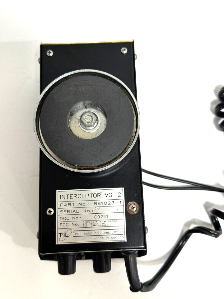 Pro Laser III Laser Radar and Interceptor VG-2 Radar Detector | eBay