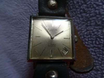 ELDOR GENEVE 17 RUBIS INCABLOC MAN WATCH WIND UP DATE VTG WORKING | eBay