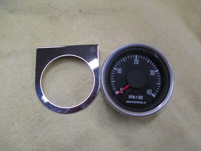Motorola 4T6 Tachometer, Bezel, 4,000 RPM, New Old Stock, 3 1/2 ...