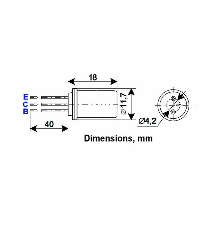 GT402 GT404 GT308 GT305 1TM305B Germanium Transistors for Fuzz Face ...