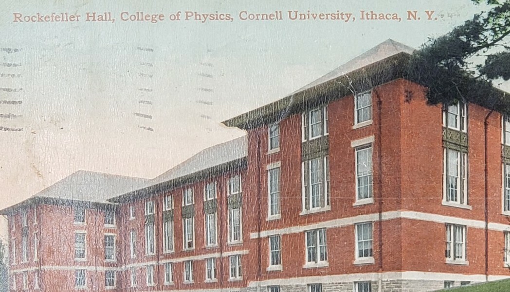 1912 Vintage Post Card: Rockefeller Hall, Cornell University, Ithaca NY ...