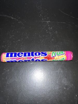 Mentos FRUIT Candy the Chewy Mints - 14 Mints Per Roll - 1.32 oz - 1 ...