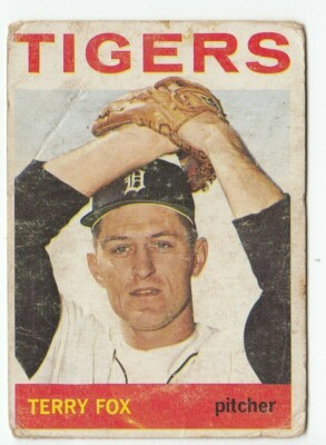 Terry Fox Vintage 1963 Topps Baseball Card # 387 Detroit | eBay