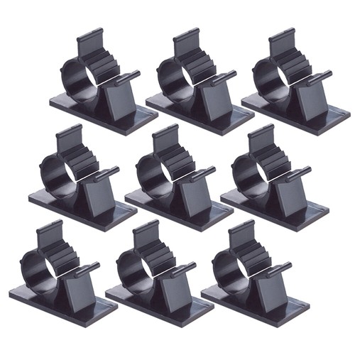 100 Pcs Wiring Fixing Lock Wire Clip Cable Organizer Household Fixation ...