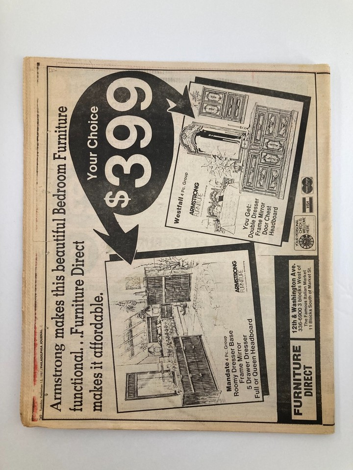 Philadelphia Journal Tabloid December 15 1981 Vol 5 #9 Widow Maureen ...