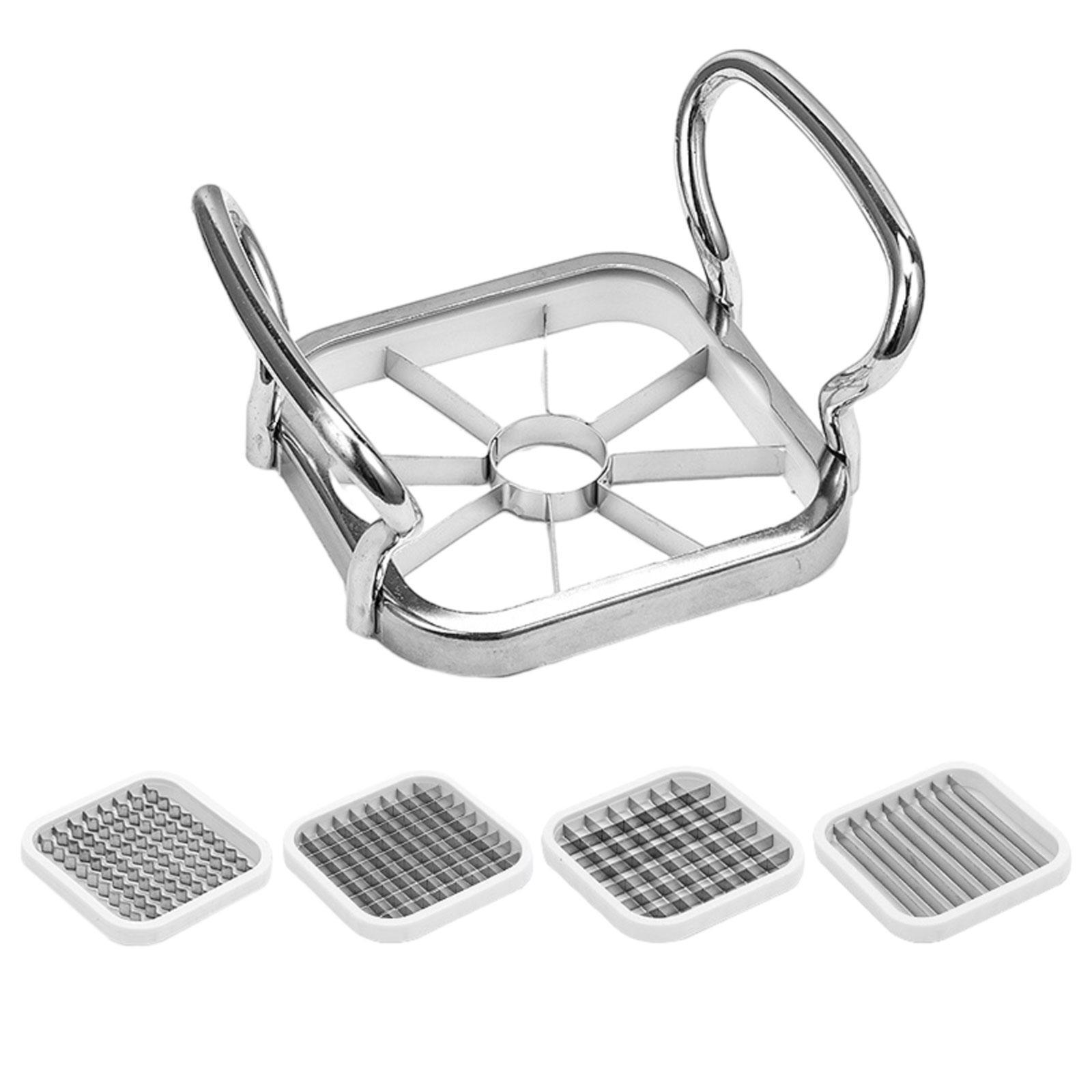 Manual French Fry Cutter 5 in 1 Chopper for Cucumber Zucchini Vegetable ...