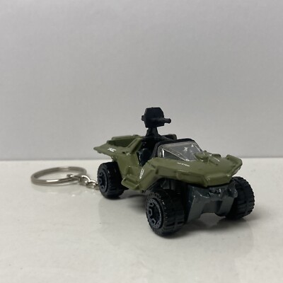 RARE KEY CHAIN GREEN UNSC M12 FA-LRV HALO WARTHOG CUSTOM LIMITED ...