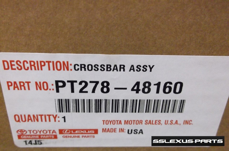 Lexus RX350 RX450H (2016-2018) OEM Genuine Roof Rack CROSS BARS PT278 ...